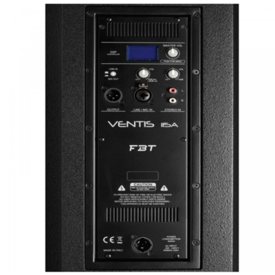 Caja activa 15″. VENTIS 115A. FBT. – LucesPRO