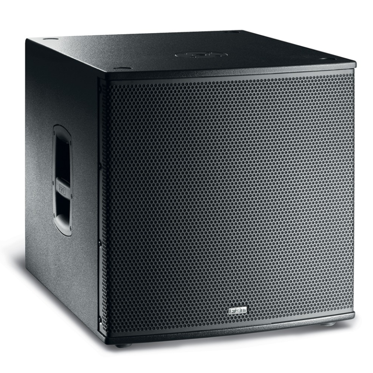 Caja activa SubWoofer 18″. VERTUS CLA 118SA. FBT. – LucesPRO