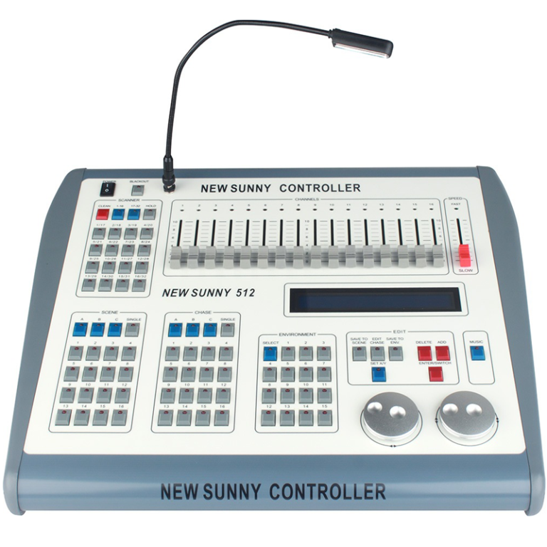Consola de iluminacion controlador DMX, SUNNY 512; WEINAS – LucesPRO