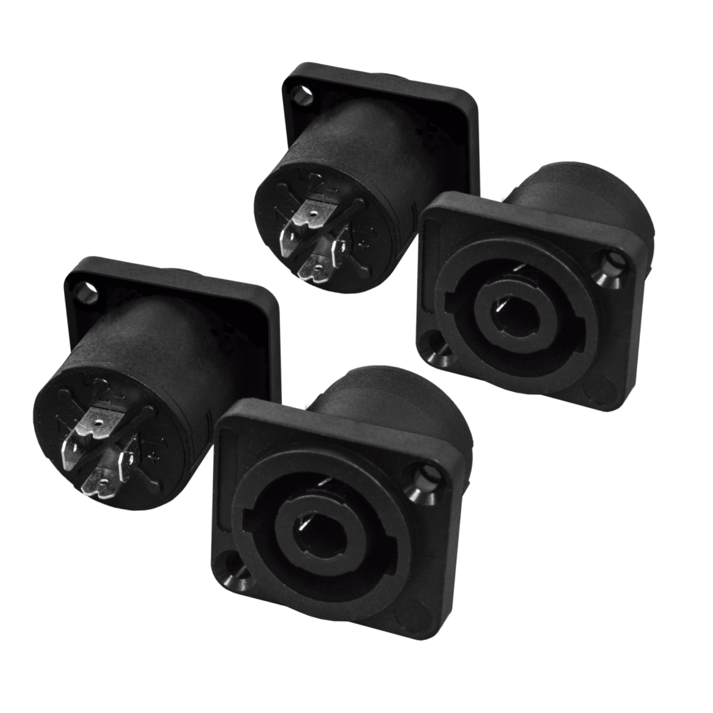 Conector Speakon De Chasis Macho. MS-4C. SKP. – LucesPRO